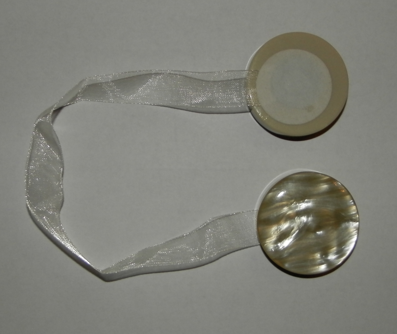 Buton Cu Magnet, Rotund, Bej, 2 Buc In Set, Otto House