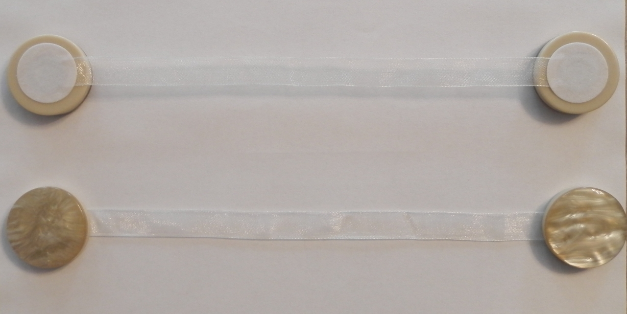 Buton Cu Magnet, Rotund, Bej, 2 Buc In Set, Otto House