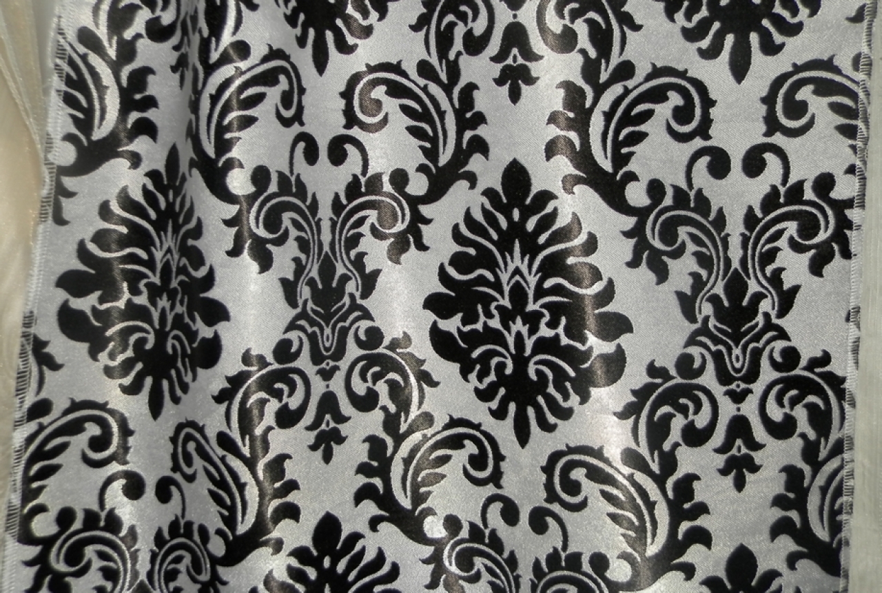 Draperie Blackout Negru Cu Gri, Model Regal Mic, Otto House